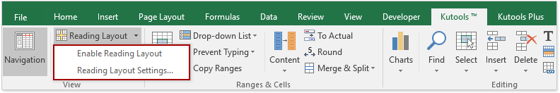Easily Reading Viewing A Large Number Of Rows And Columns In Excel