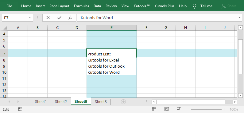 Easily Reading Viewing A Large Number Of Rows And Columns In Excel
