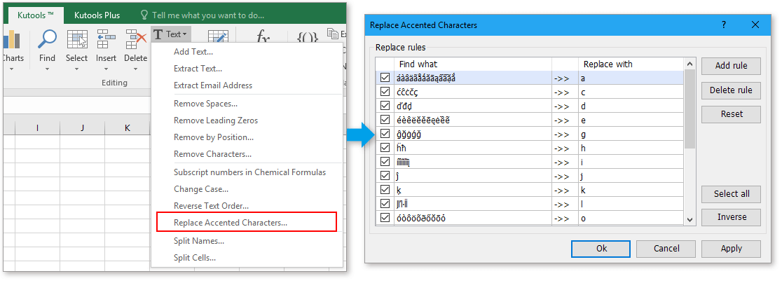 Quickly Replace Multiple Accented Characters With Regular Chars In 