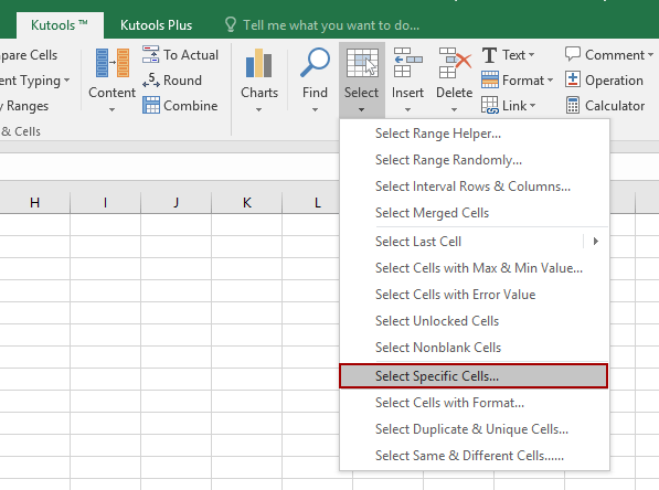 Quickly Select Specific Cells Entire Rows Or Entire Columns Based On 