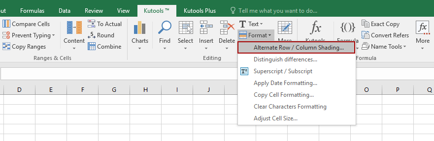 Quickly Shade Or Color Every Other Row Column In Excel