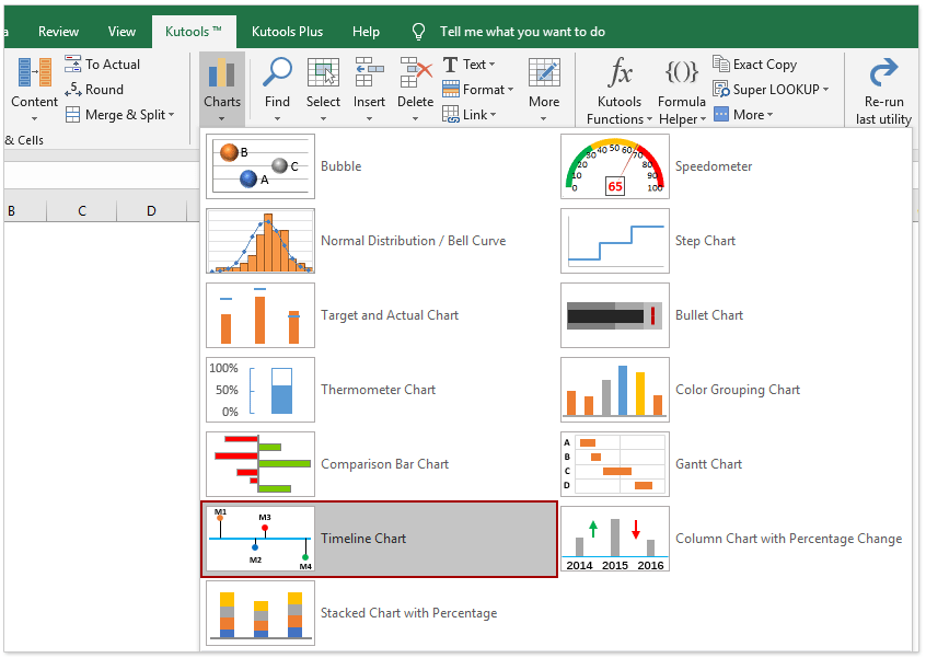 Quickly Create A Timeline / Milestone Chart In Excel