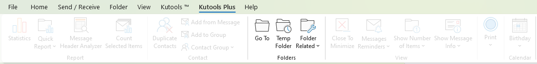 Kutools - Combines 100+ Handy Functions and Tools for Microsoft Outlook