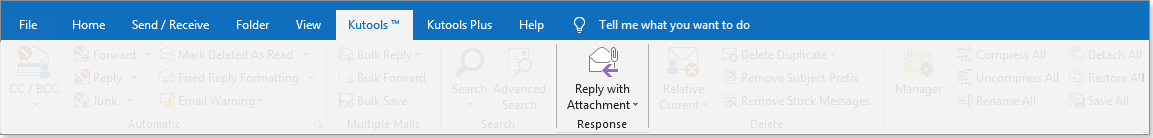 Kutools - Combines 100+ Handy Functions and Tools for Microsoft Outlook
