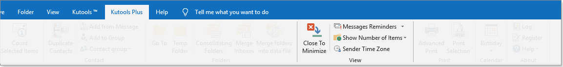 Kutools - Combines 100+ Handy Functions and Tools for Microsoft Outlook