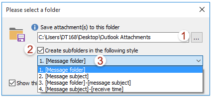 Attachment Manager: Save/delete/compress/detach all attachments in Outlook