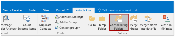 Quickly Combine Multiple Same Type Folders From Different Accounts Into 