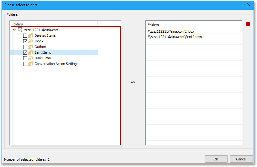 Quickly Combine Multiple Same Type Folders From Different Accounts Into 
