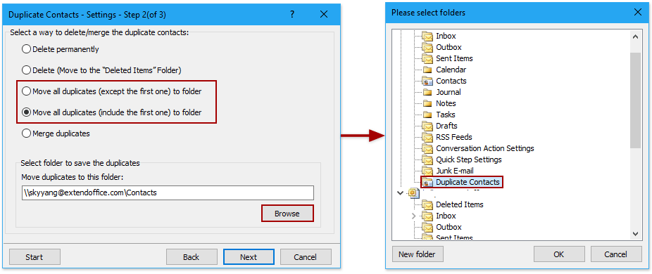 Quickly Delete Or Remove Duplicate Contacts In Outlook