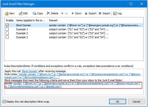 Easily block multiple sender domains at once in Outlook