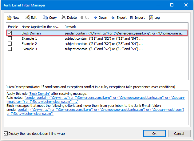 Easily block multiple sender domains at once in Outlook