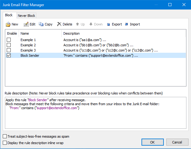 Easily block multiple senders at once in Outlook