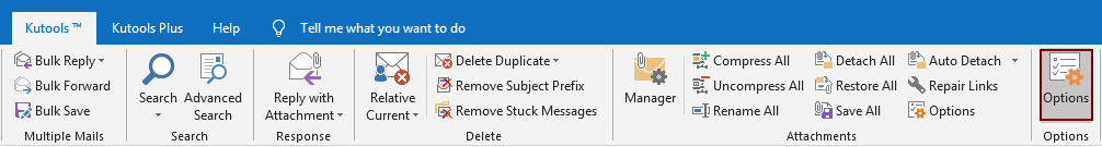 Quickly change the default saving folder for attachments in Outlook