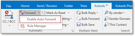 Automatically Forward All Or Certain Emails When Receiving In Outlook