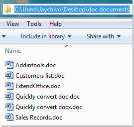 Quickly convert all docx (.docx) from a folder to doc (.doc) or PDFs in ...