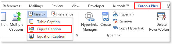 Quickly Insert Or Add Picture figure Caption And Change Figure 