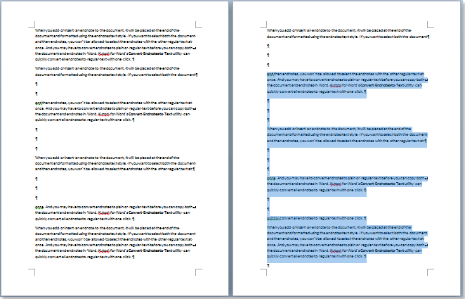 Quickly Remove All Empty Paragraphs In Word